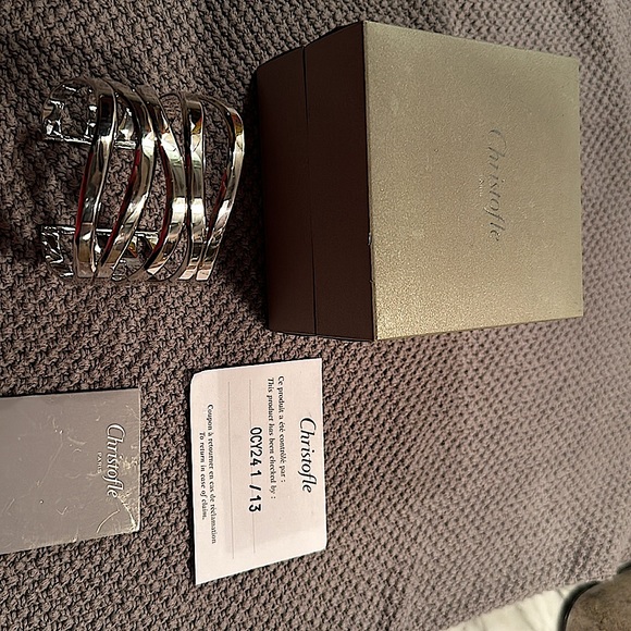 Christofle | Jewelry | Christofle Cuff Bracelet Rivage | Poshmark